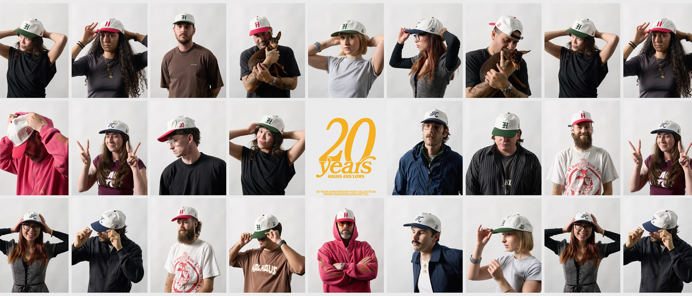 Two Decades Deep: Highs and Lows 20 Year Baseball Hats – HIGHS AND LOWS